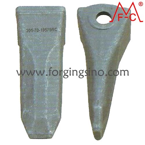 Forged PC200 bucket tips 205-70-19570 RC