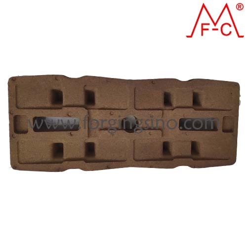 M0375 Casting core metal mold of rubber tracks